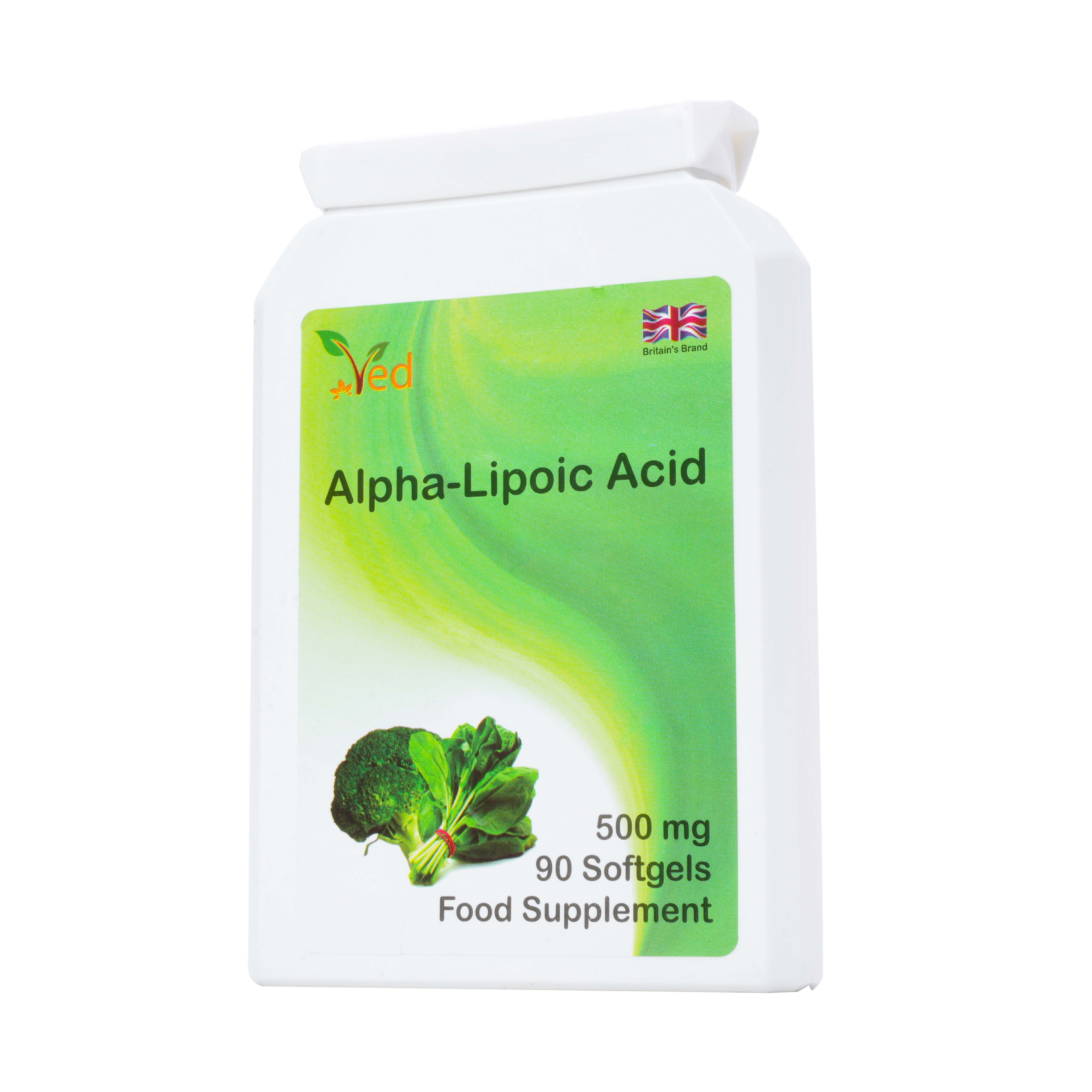 Buy Alpha Lipoic Acid 500mg Softgel