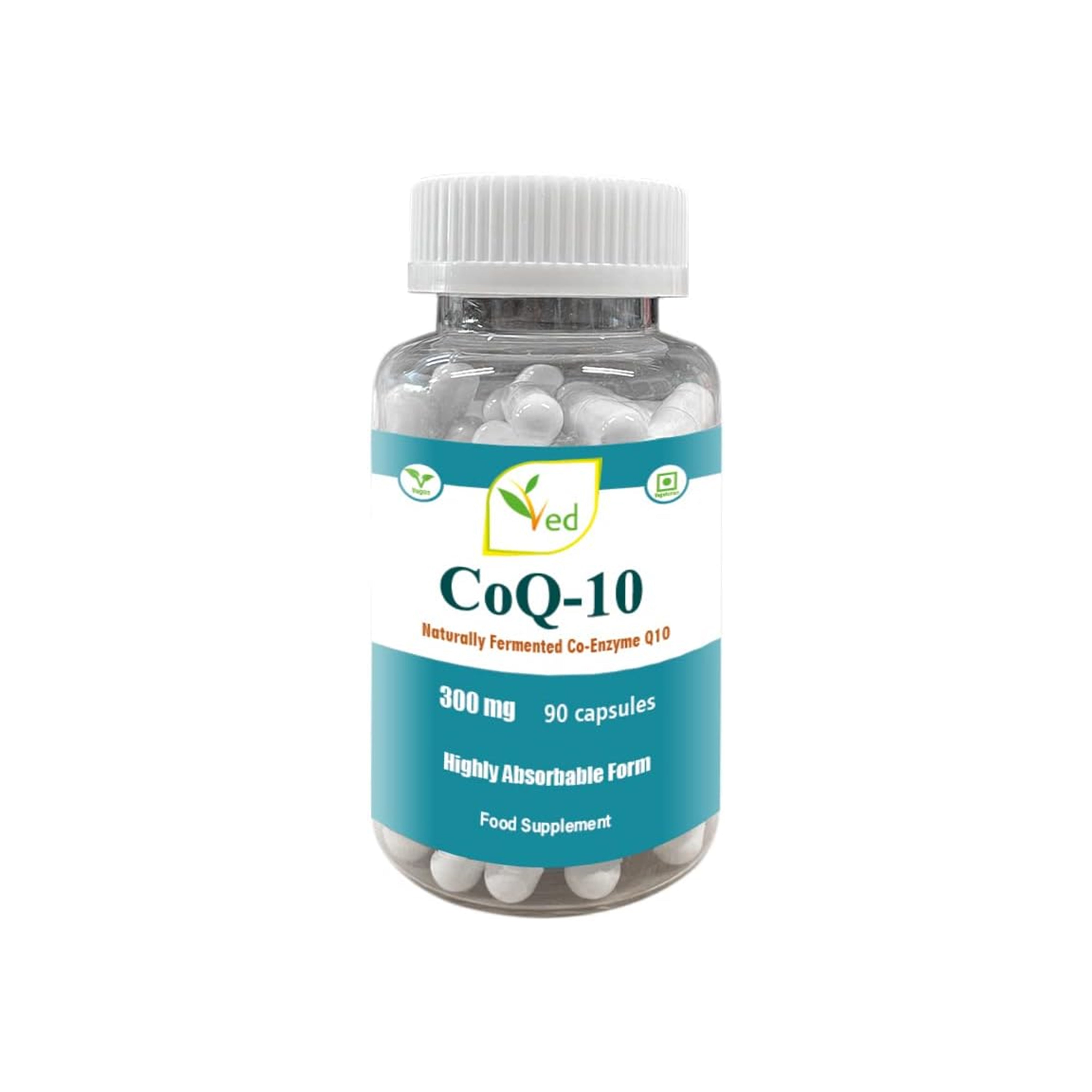 Buy Ved Best High Absorption CoQ10, Vegetarian, Gluten Free, Dietary ...